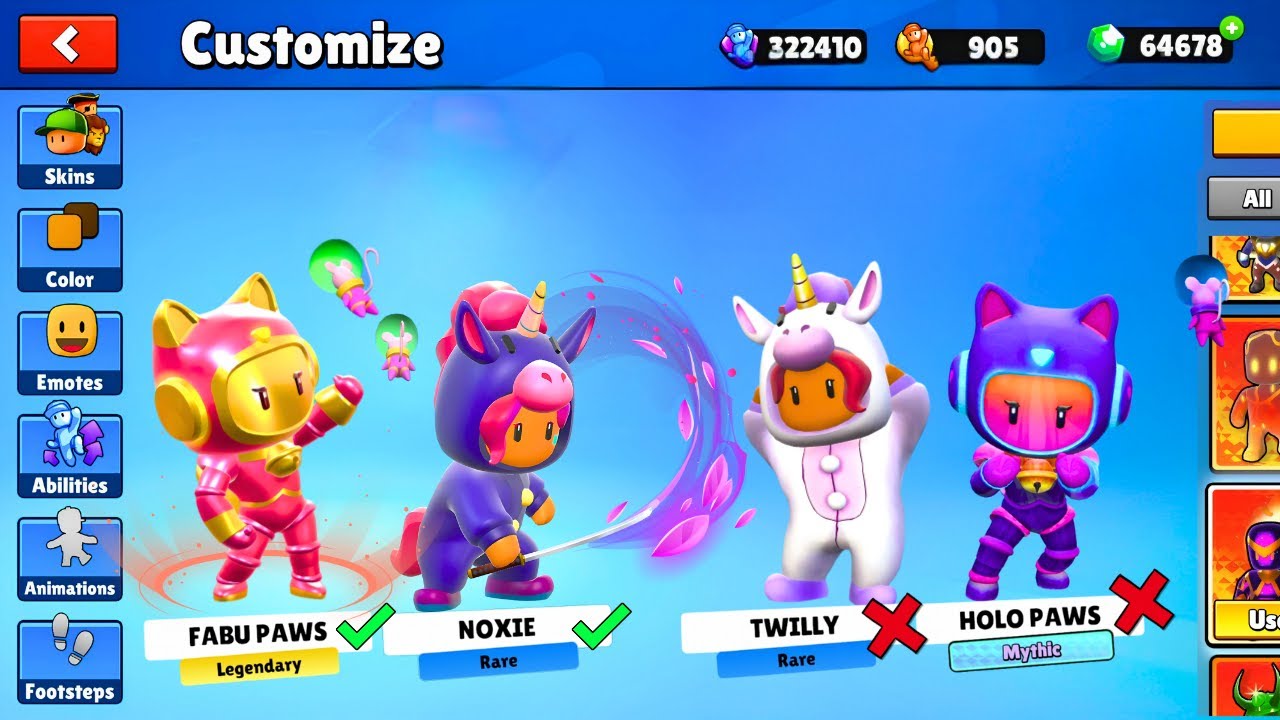 ONLY A FEW PEOPLE HAVE THESE!! 2 SECRET CUTEST SKINS IN STUMBLE GUYS 😱💎 ...