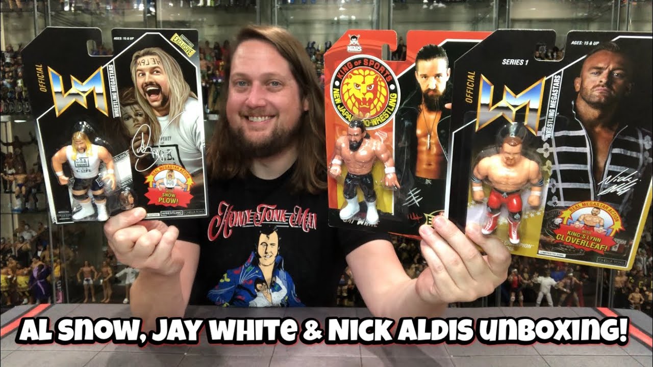 Al Snow, Switchblade Jay White & Nick Aldis Chella Toys Unboxing ...