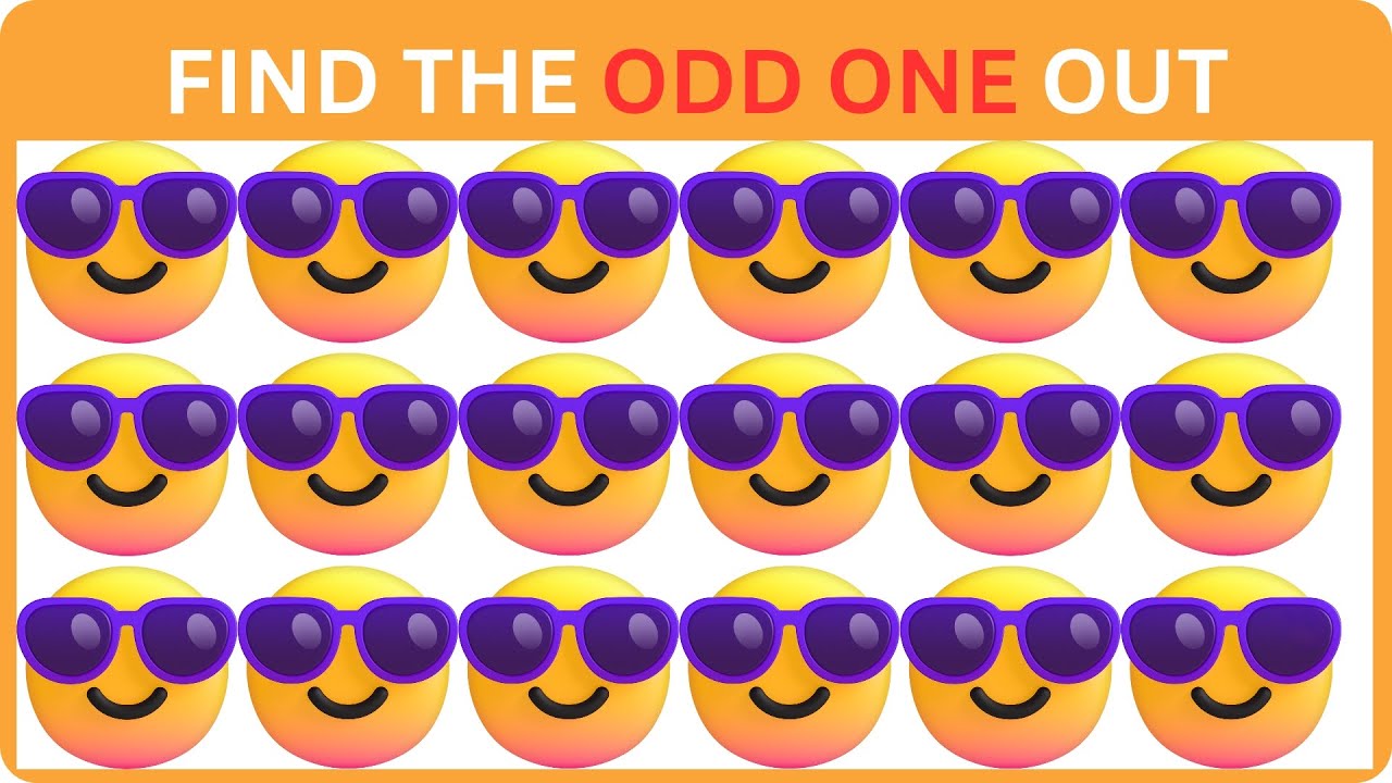 Crack the Emoji Code: Challenge Yourself with this Tricky Odd Emoji ...