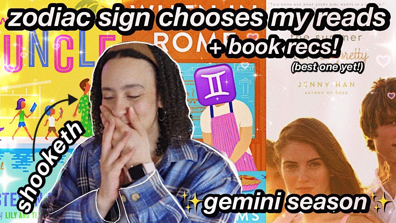♊️ Reading GEMINI Summer Book Recommendations | Zodiac Sign Chooses my ...