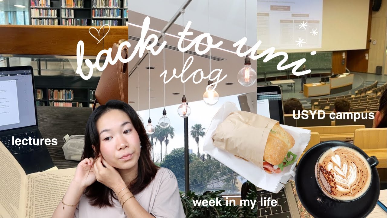 BACK TO UNI week in my life 📚 routines, campus life & staying organised ...