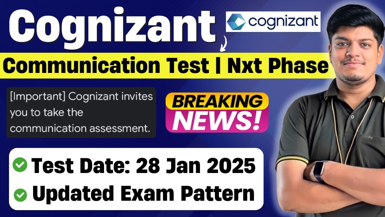 🔥Cognizant Biggest Update | Cognizant Communication Test | Cognizant ...