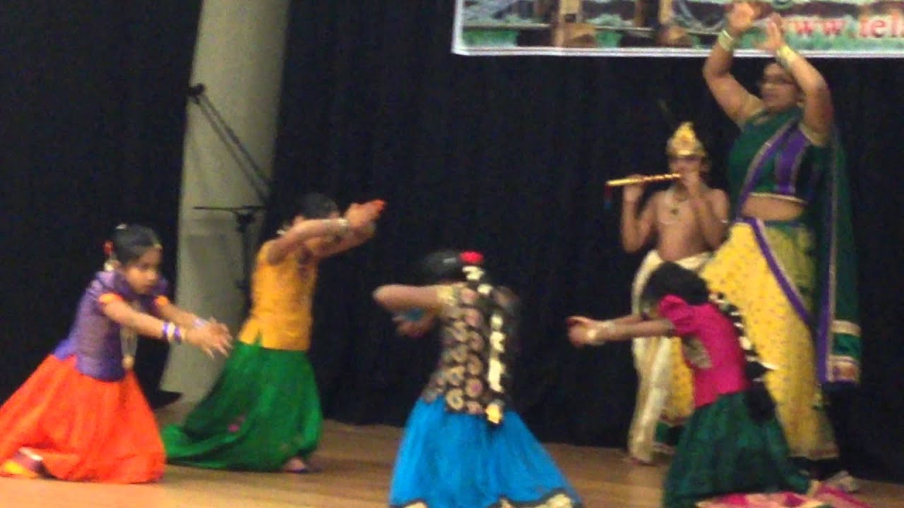mukunda mukunda children dance performance in London bathukamma 2013 ...