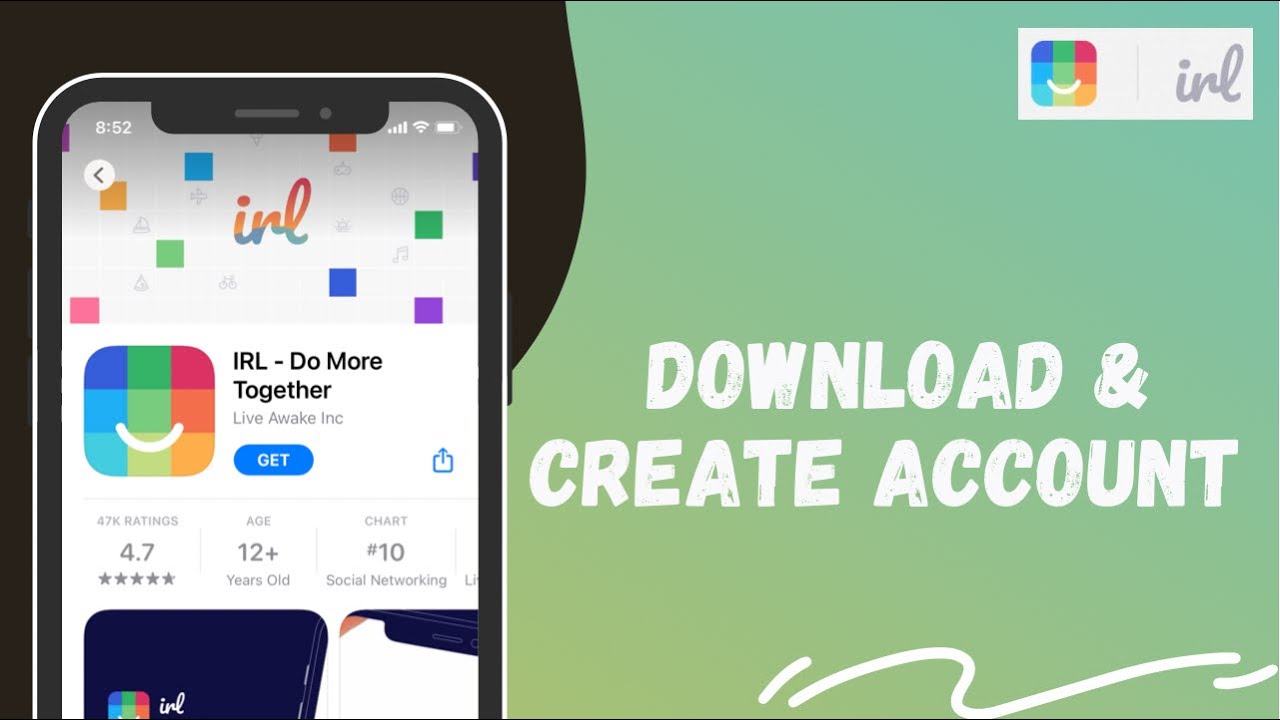 How to Download IRL App and Sign Up | Create new Account on IRL - YouTube
