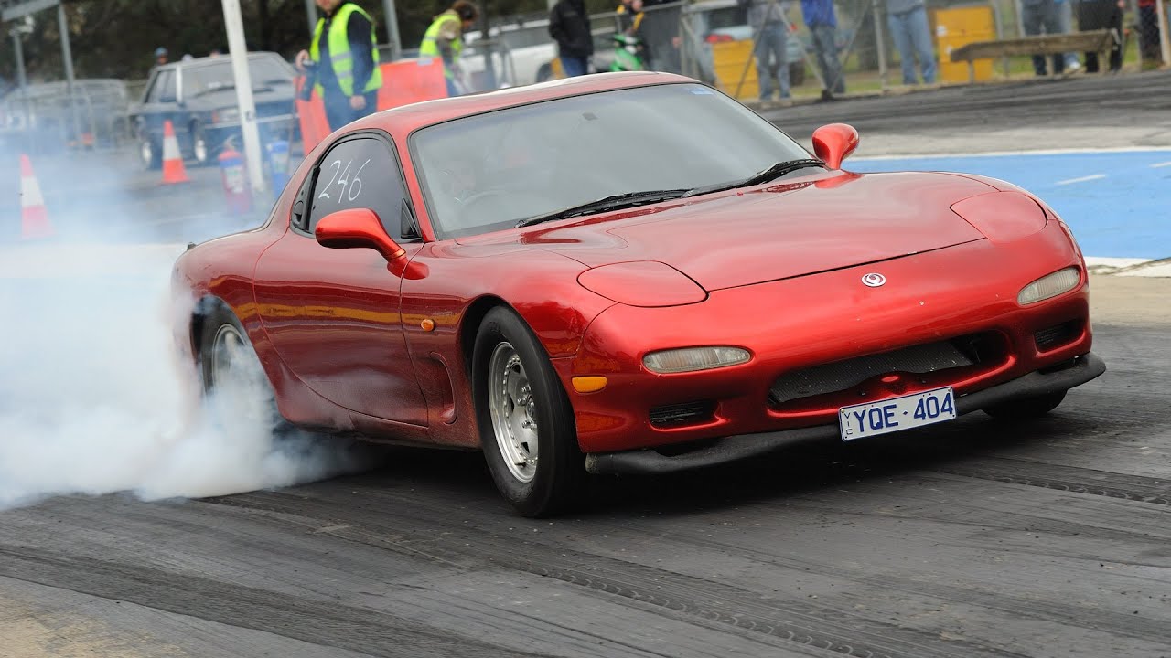 20B turbo Mazda RX-7 - Promaz - YouTube