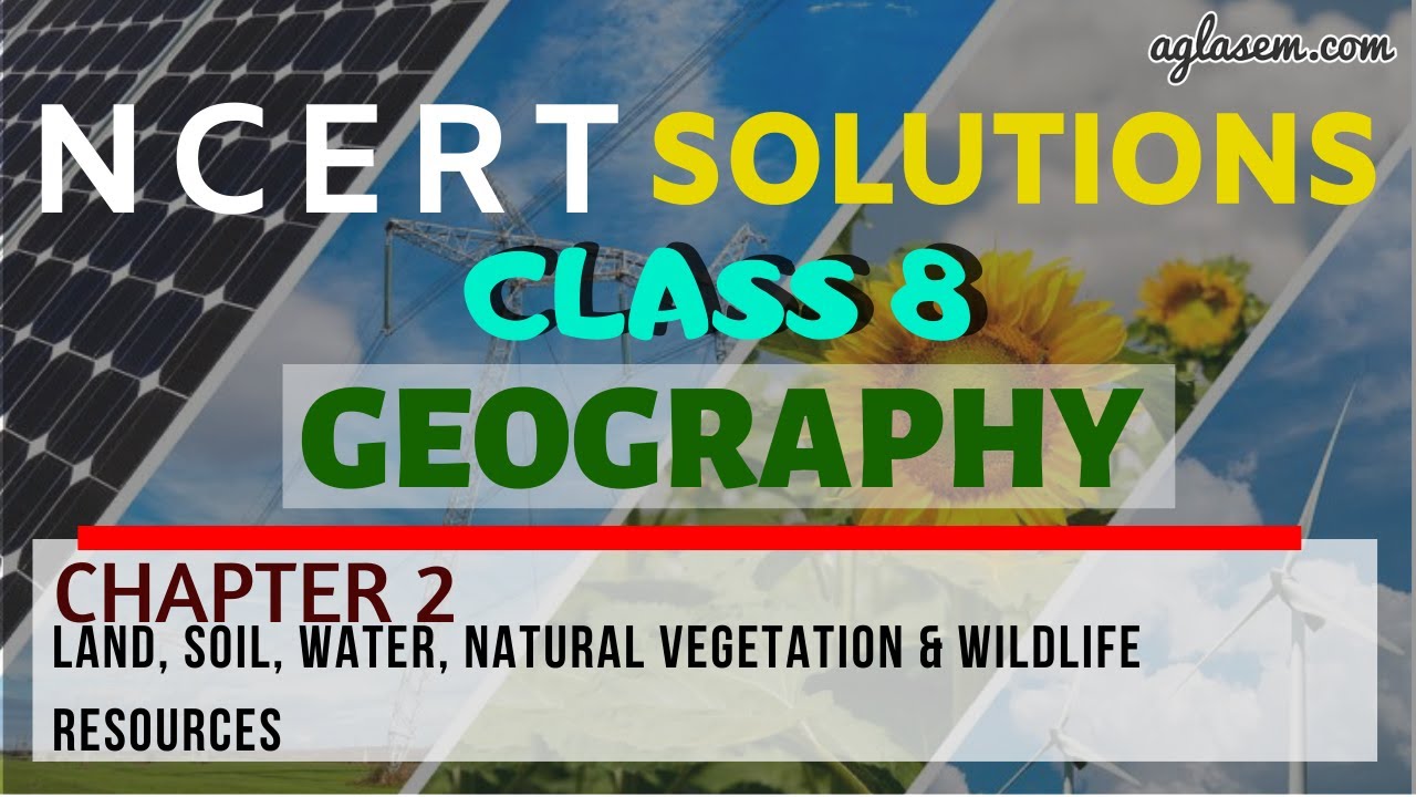 NCERT Solutions Class 8 Social Science (Geography) Chapter 2 Land Soil ...