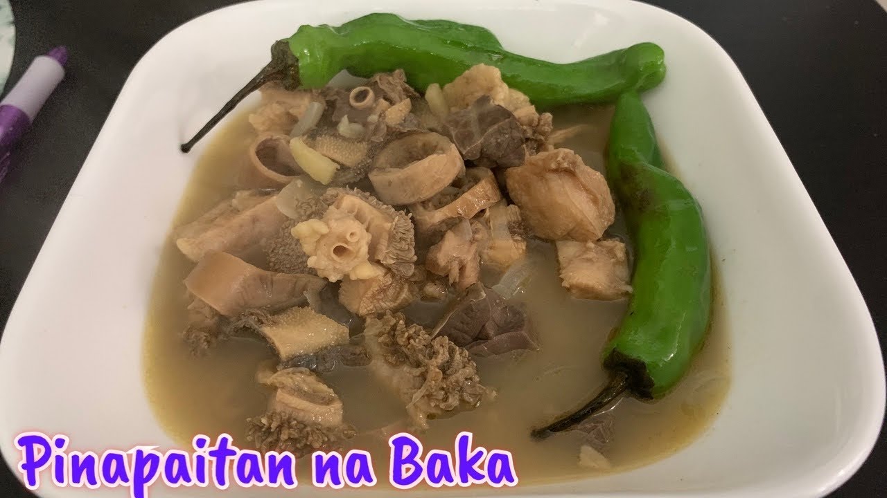 Pinapaitan Na Baka | Pulutan o Ulam | Exotic Filipino Recipe - YouTube