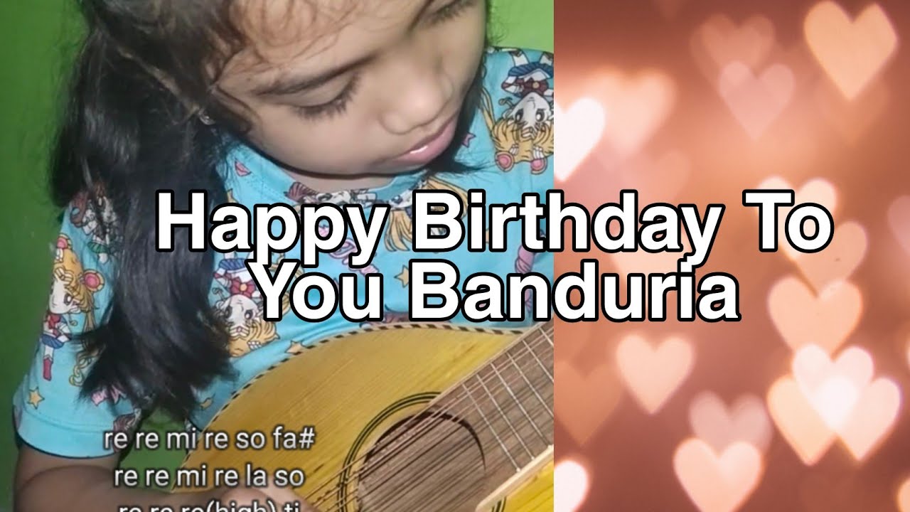 Practice makes perfect chariz #banduria happy birthday to you - YouTube