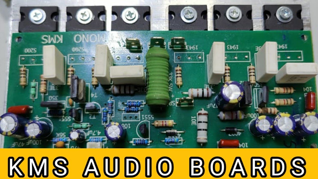 KMS 6TR MONO BOARD / 2+2TR MONO BOARD DETAILS / KMS AUDIO BOARDS ...