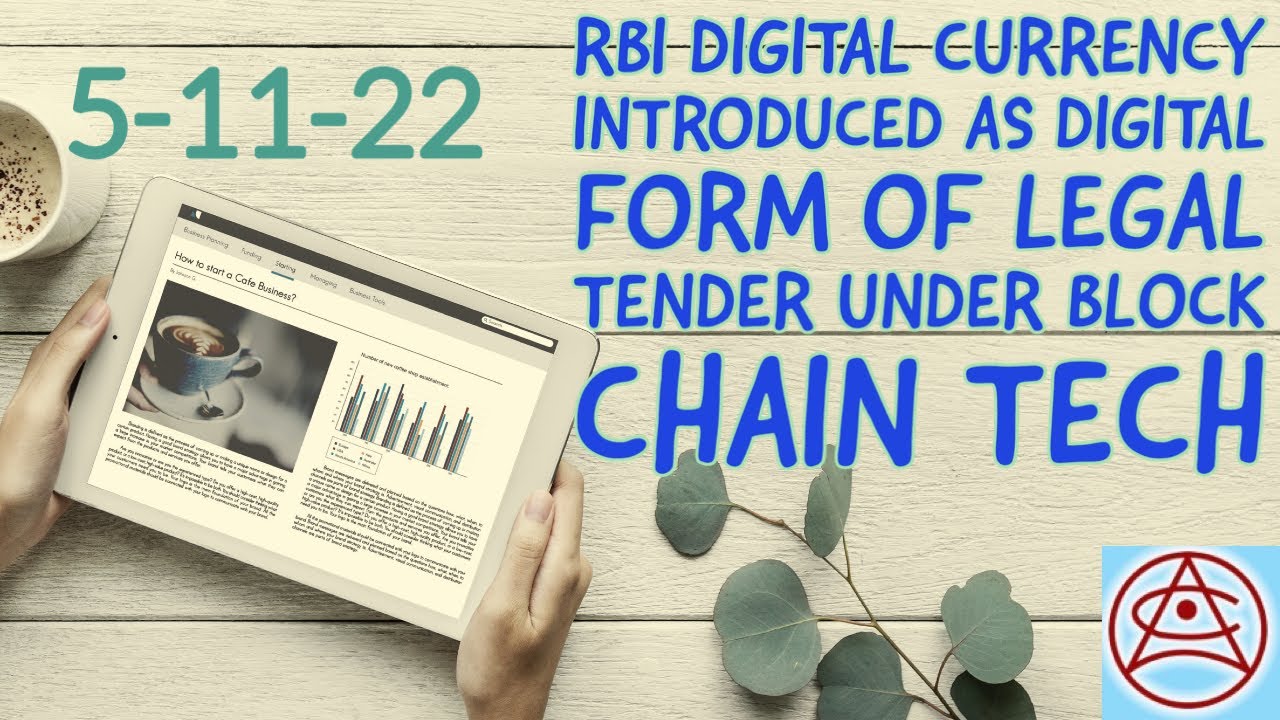 #stockmarket #RBI Digital Currency introduced as Digital form of legal tender under block chain ...