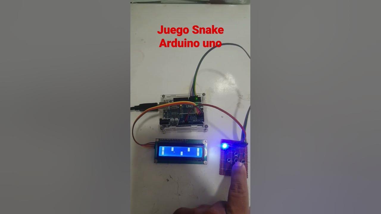 JUEGO SNAKE ARDUINO UNO - YouTube