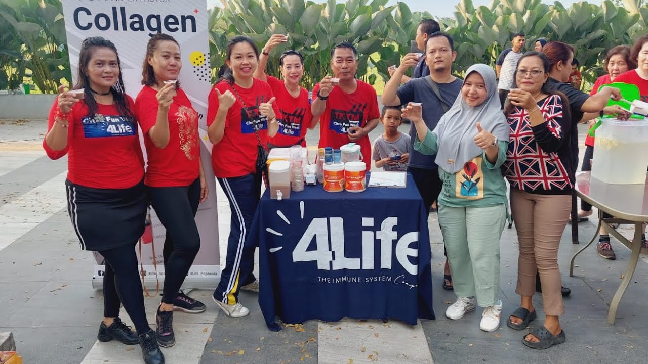 Hidup sehat bersama nutrisi dan produk sehat 4Life || Senam Sehat Fun ...
