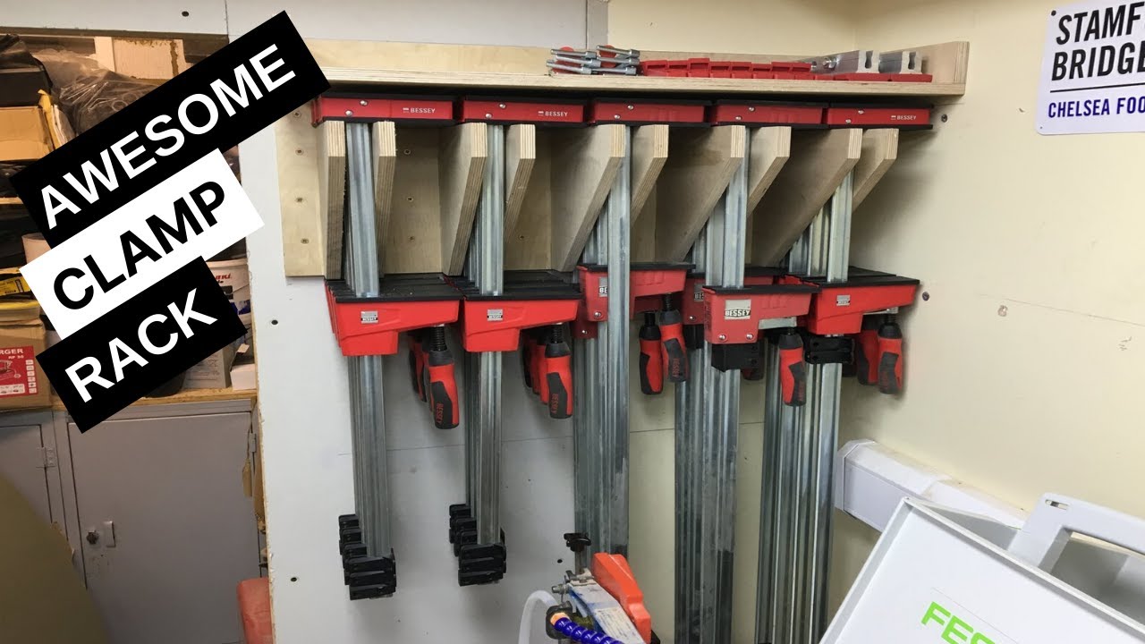Awesome Clamp Rack , Ultimate Space Saving - YouTube