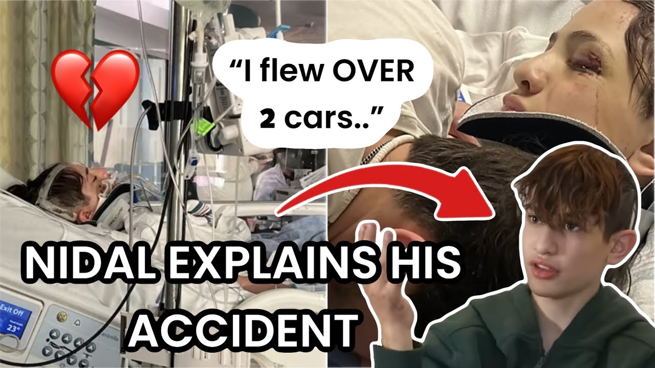 NIDAL WONDER EXPLAINS HOW HE GOT HIT BY A CAR!! 💔(SCARY**) - YouTube