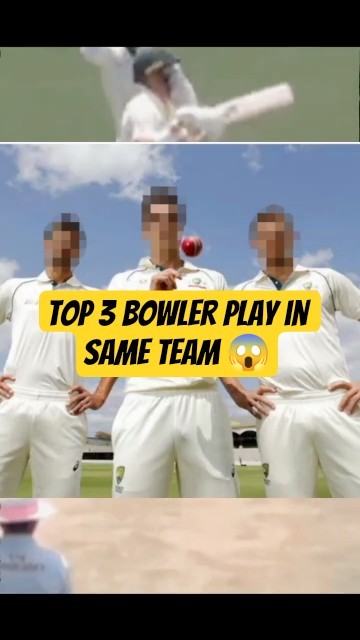 ये top 3 bowler play in same team 😱 #cricket - YouTube