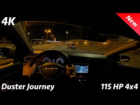 Dacia Duster (Facelift) 2023 Gece Görüş Açısından 4K İnceleme (Yolculuk, 1.5 dCi 115 HP, 6v, 4x4)