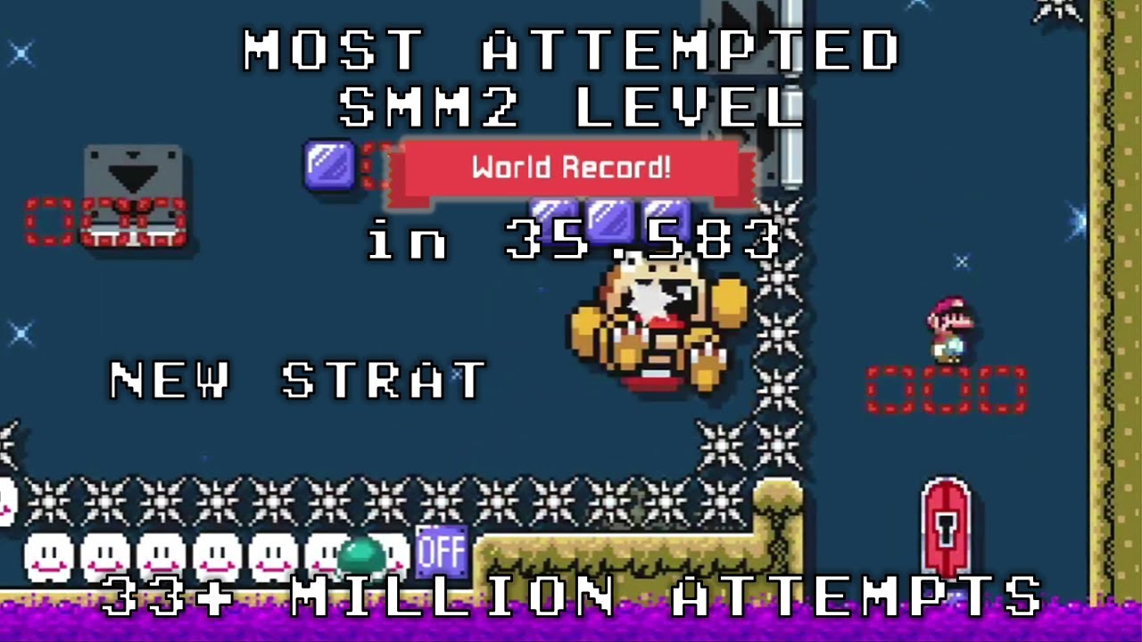[SMM2] Hot Sponge by Ryukahr (Most Attempted Level) in 35.583 [WR ...