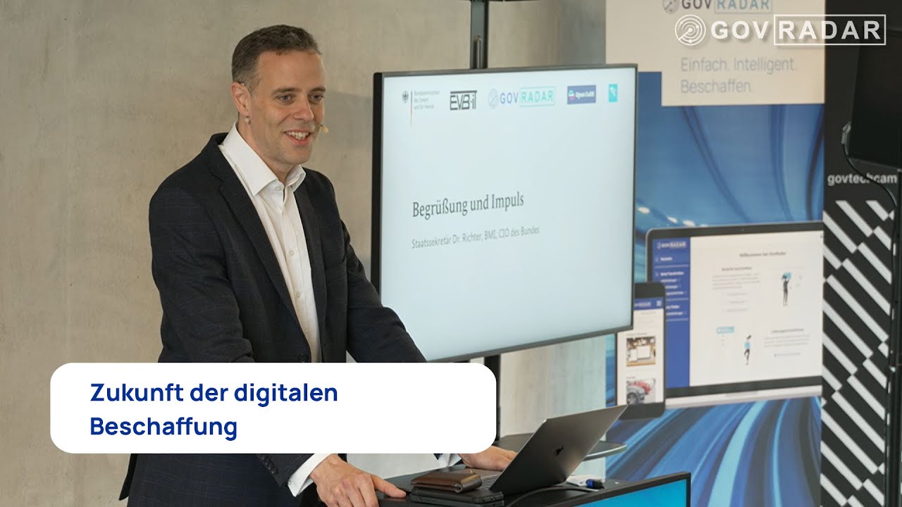 Vorstellung von EVB-IT Digital: Zukunft der digitalen Beschaffung - YouTube