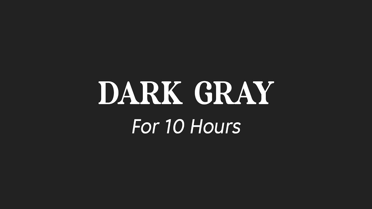 Dark Gray | Colour Screen Night Light Screensaver | #222222 Hex | RGB ...