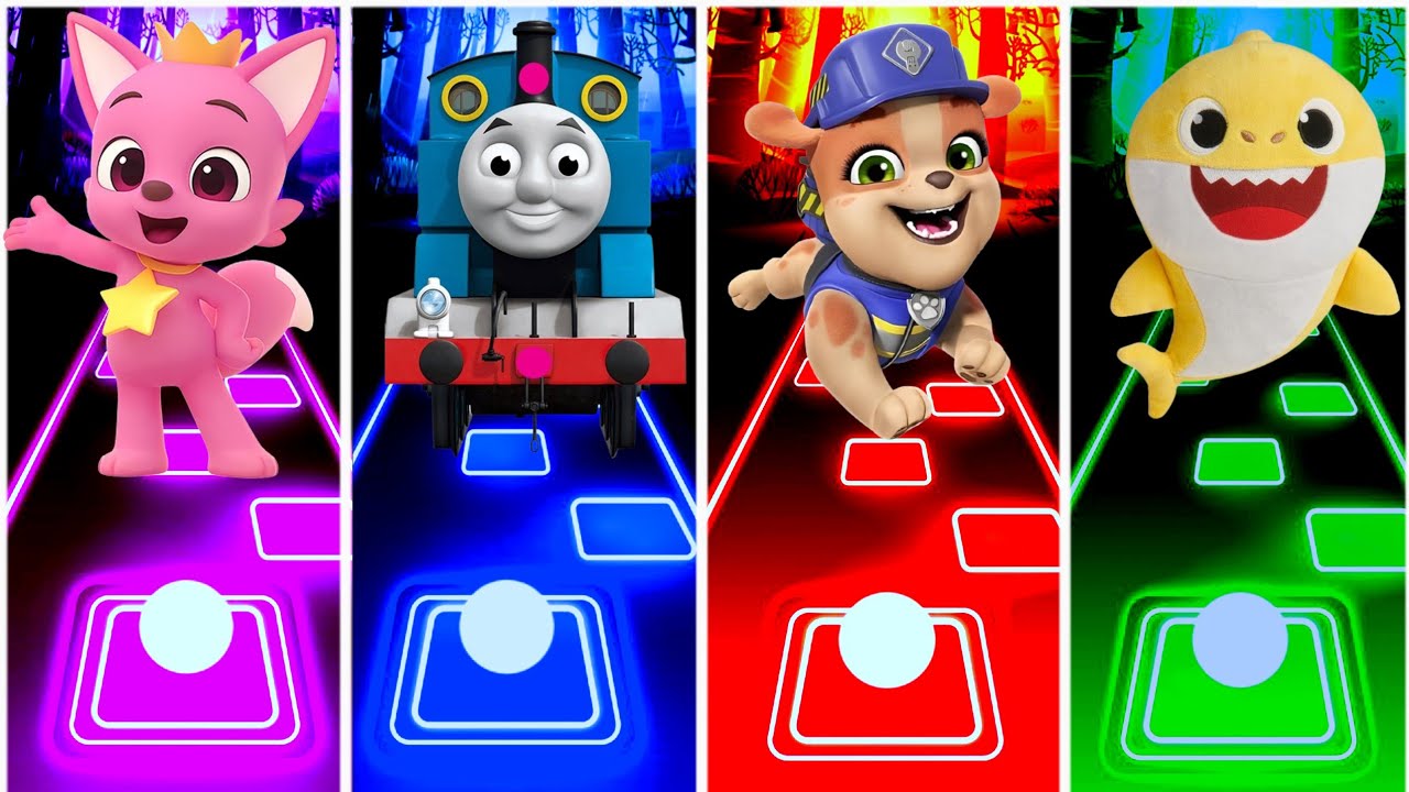 Pinkfong 🆚 Thomas Train 🆚 Paw patrol 🆚 Baby Sherk,, 🎶 Who Is the best ⭐ ...