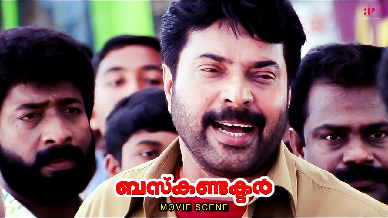 Bus Conductor Malayalam Movie | Watch Mammootty take on another bus in ...