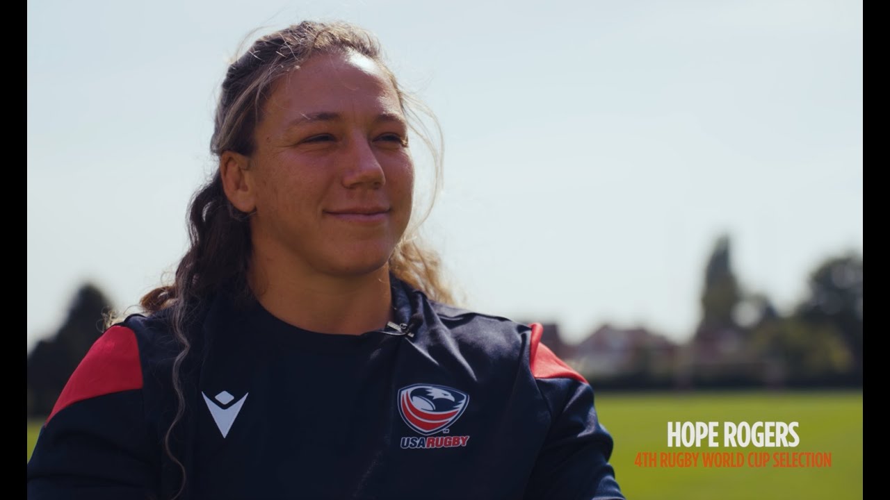 Hope Rogers achieves her 4th Rugby World Cup in England - YouTube