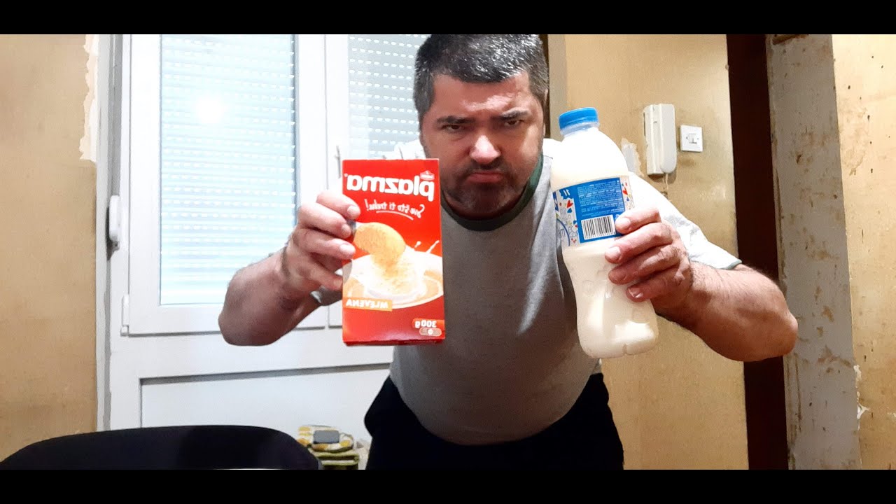 jedem plazmu 300 gr sa mlekom - YouTube