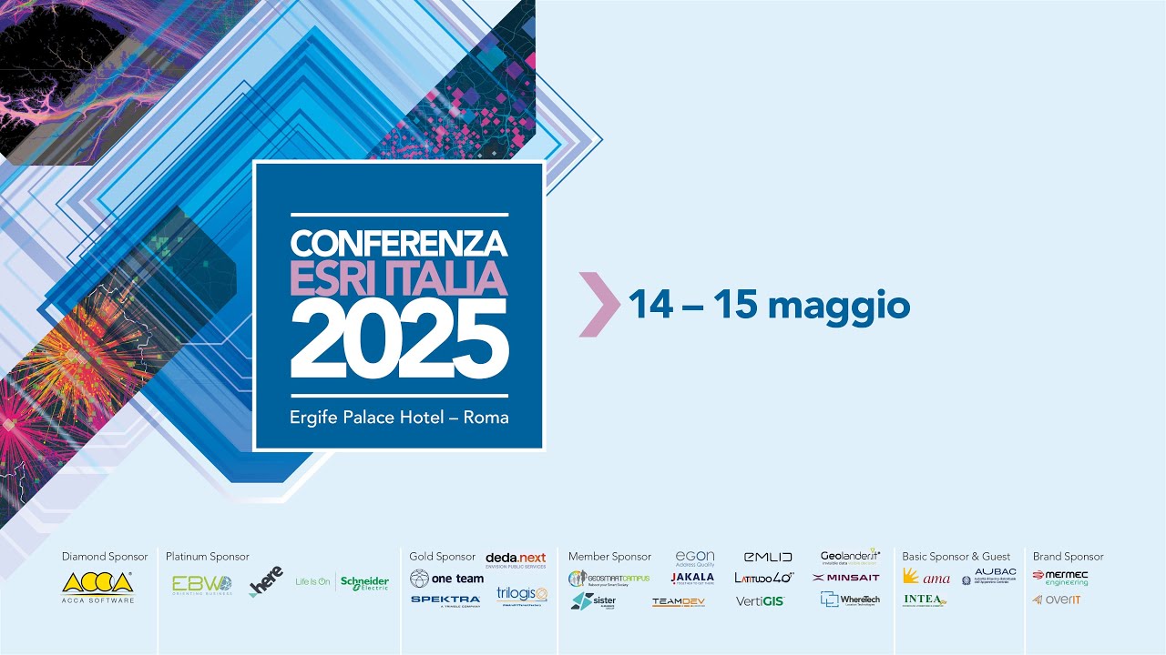 Conferenza Esri Italia 2025: GIS – Uniting Our World - YouTube