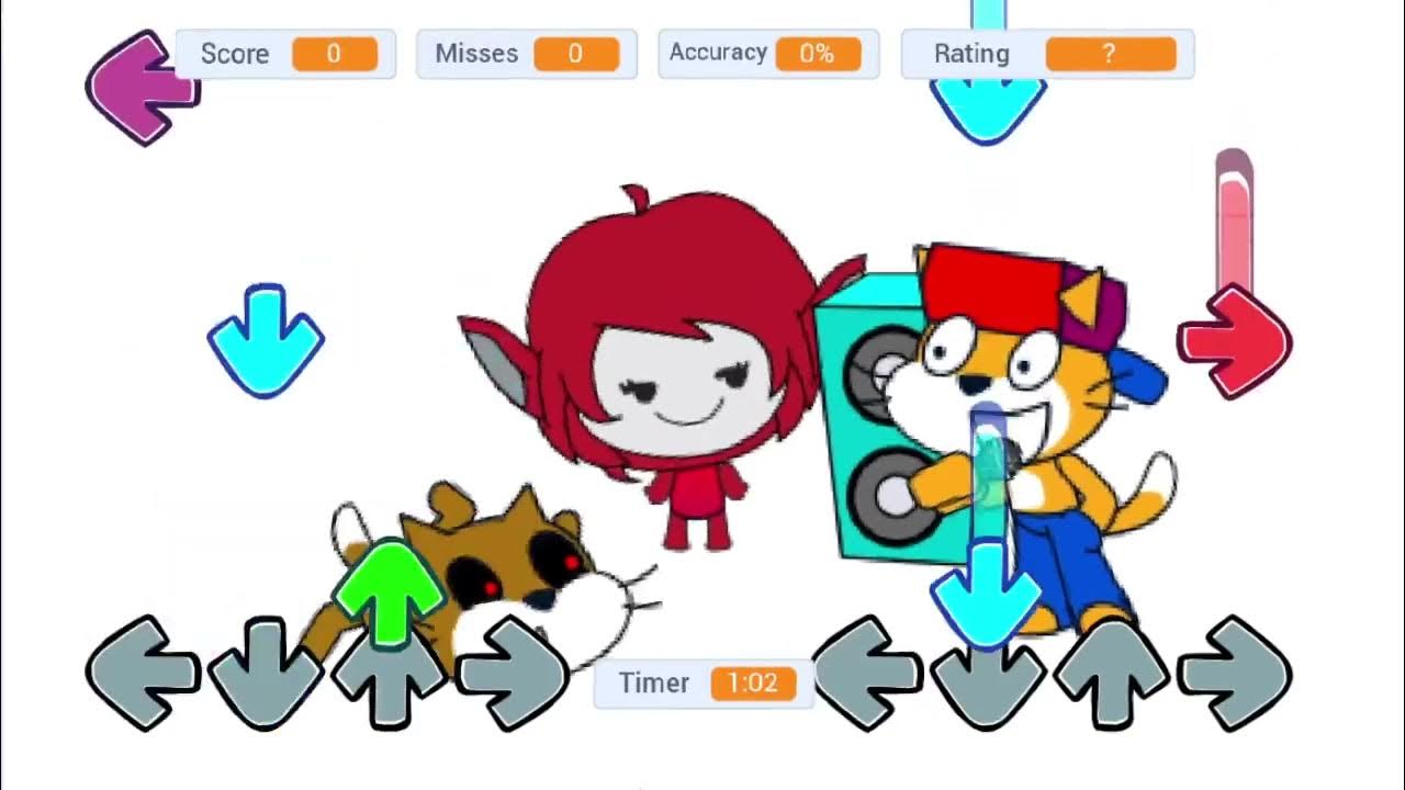 FNF' SCRATCH MOD - scrareeexeee (Gameplay) (FNF MOD) - YouTube