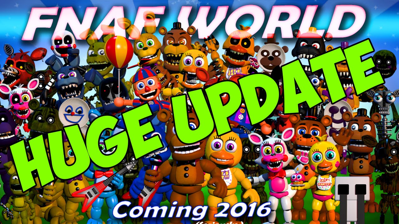 Five Nights at Freddys World: ICE CAVE And Battle Theme Song! FNAF ...