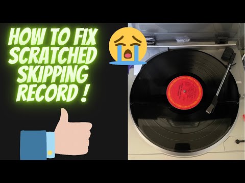 How to fix / repair a scratched or skipping vinyl record yourself at ...