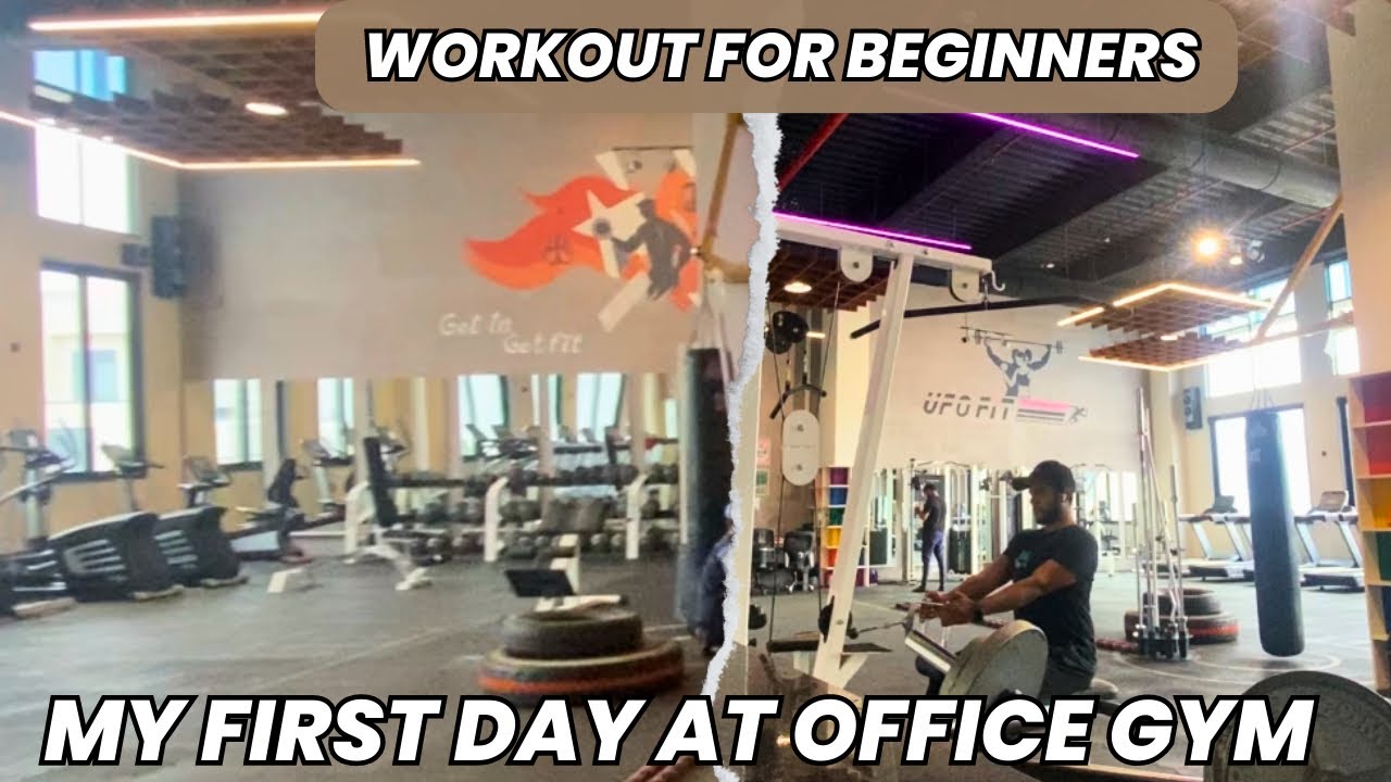 First Day at the Office Gym | Beginner's Workout Vlog & Fitness Journey ...