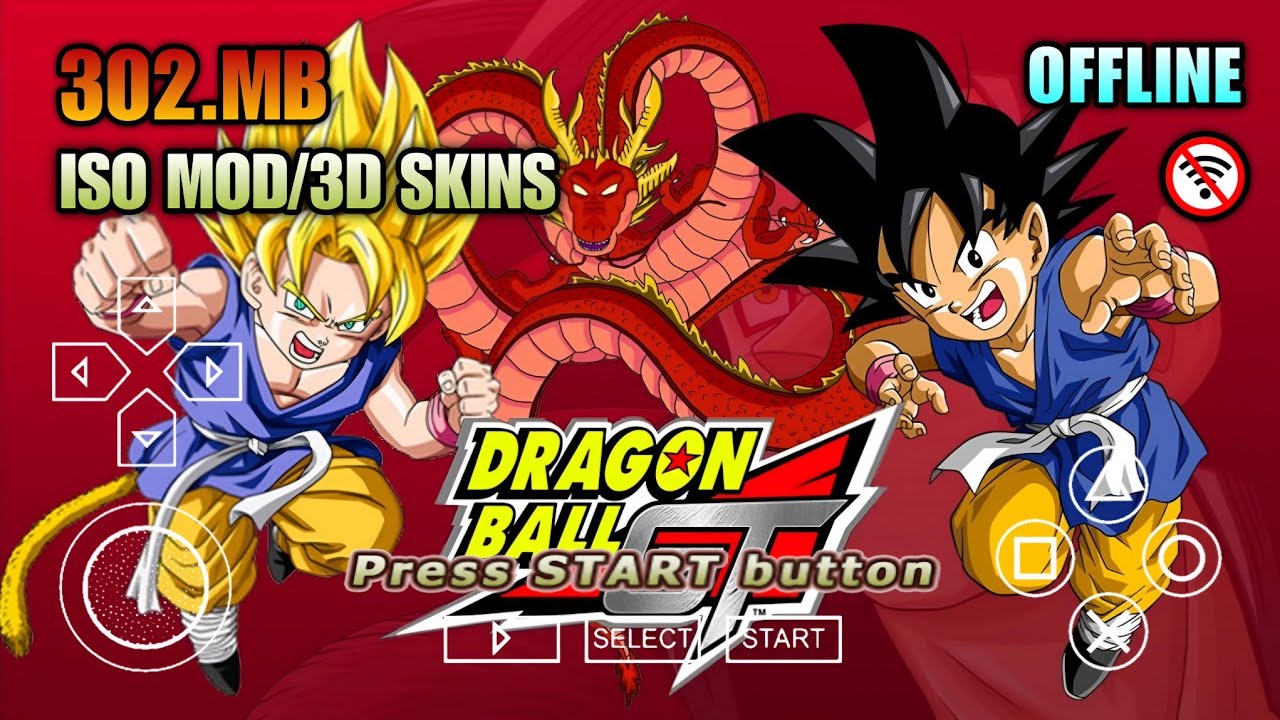 NEW DRAGON BALL GT 2024 PPSSPP ISO DBZ MOD SHIN BUDOKAI 2 FOR ANDROID ...