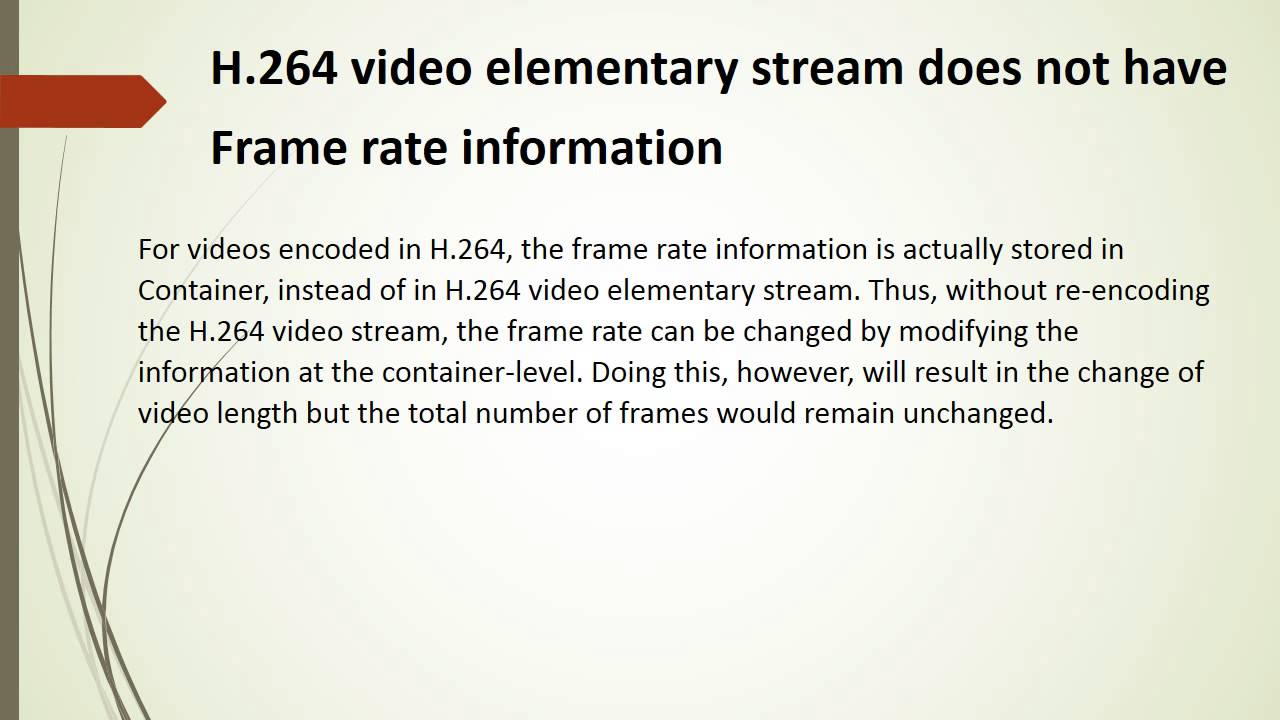 How to trim H.264 video losslessly without re-encoding the video based ...