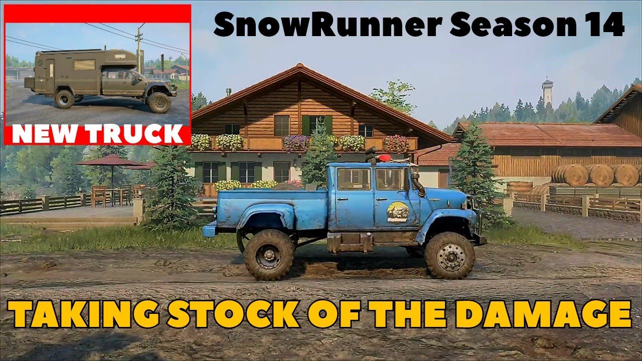 Taking Stock Of The Damage [4K HDR] SnowRunner Season 14: Reap & Sow ...