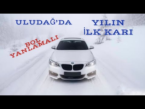 Yılın İlk Karda Yanlama Videosu 220d | Uludağ | Drift | Powerslide