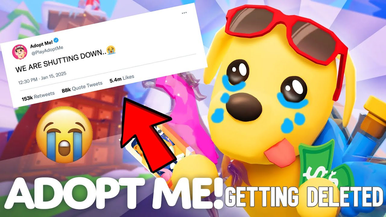 🙀Adopt Me is getting DELETED OFF ROBLOX!😭 THE END IS NEAR.. ALL SERIOUS ...