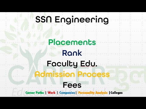 SSN College Engineering Review Placements | Faculty | Admission process ...