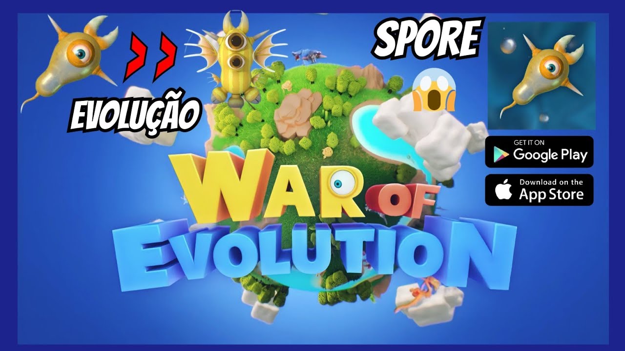 WAR OF EVOLUTION | NOVO JOGO de EVOLUÇÃO SEMELHANTE AO SPORE ...