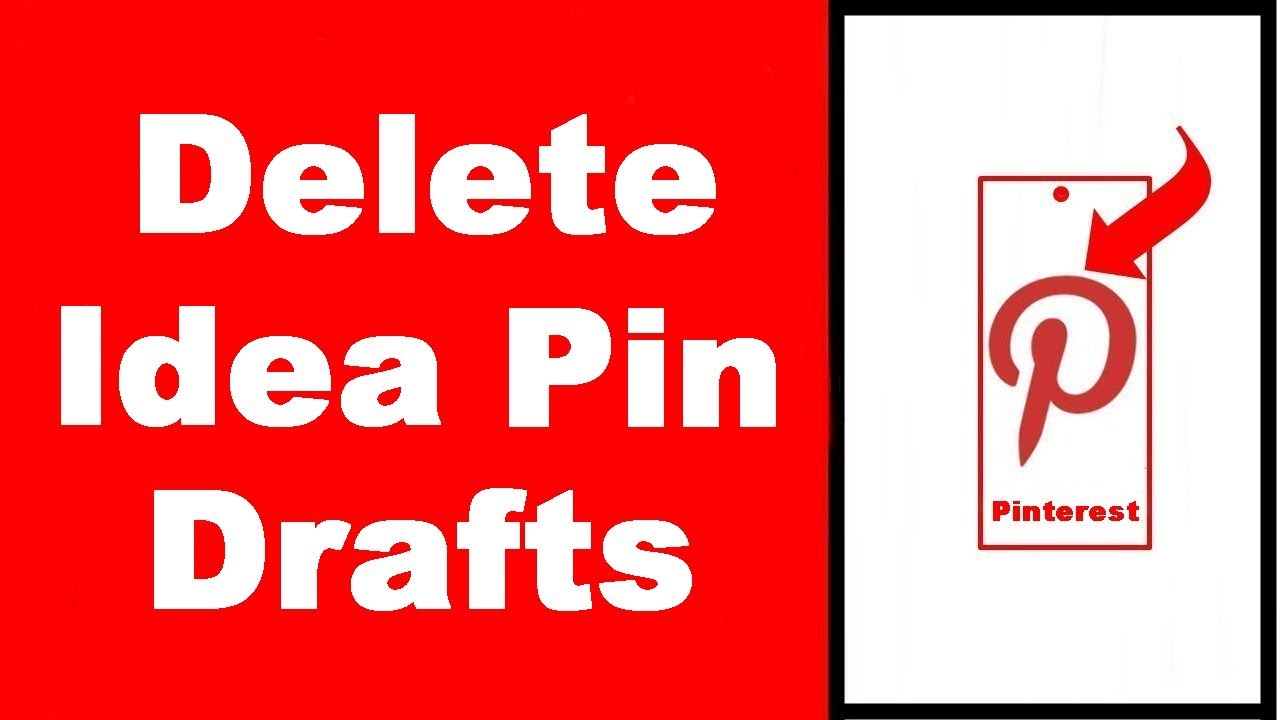 How to Delete Idea Pin Drafts on Pinterest (NEW) - YouTube