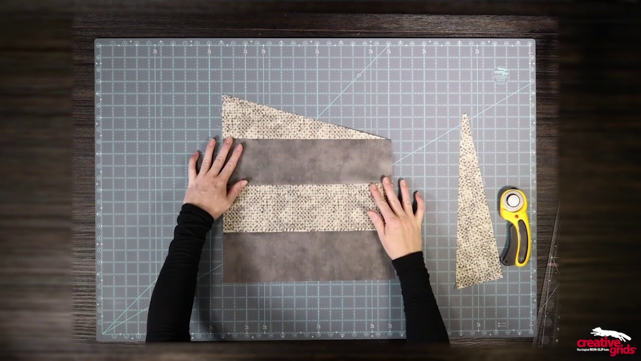 Creative Grids® 10 Degree Ruler - Jettison Pattern - YouTube