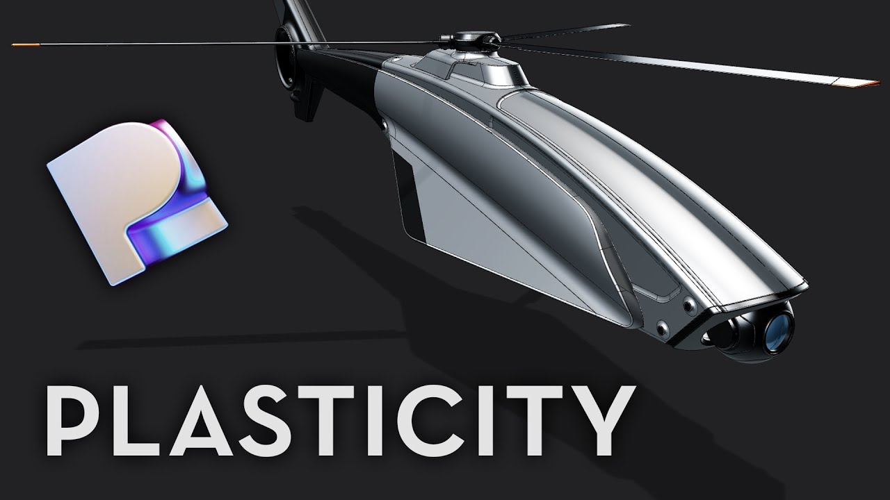 3D helicopter modeling Time-Lapse | CAD design - YouTube