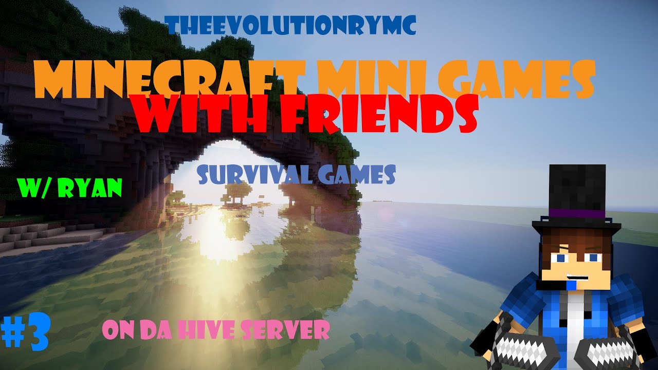 Minecraft Mini-Games With Friends Ep. 3, w/ Ryan: AGAIN!!!! - YouTube