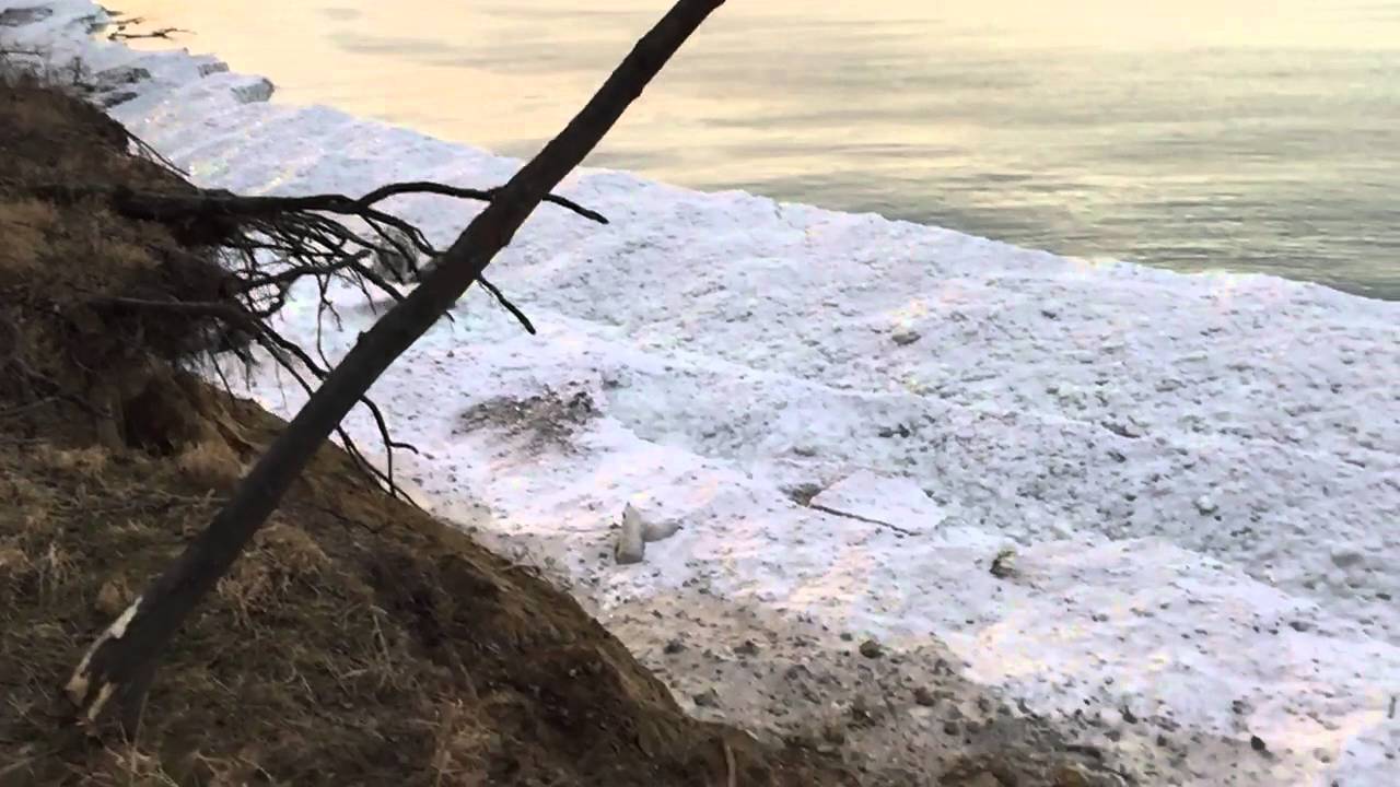 Trees falling off the cliff - YouTube