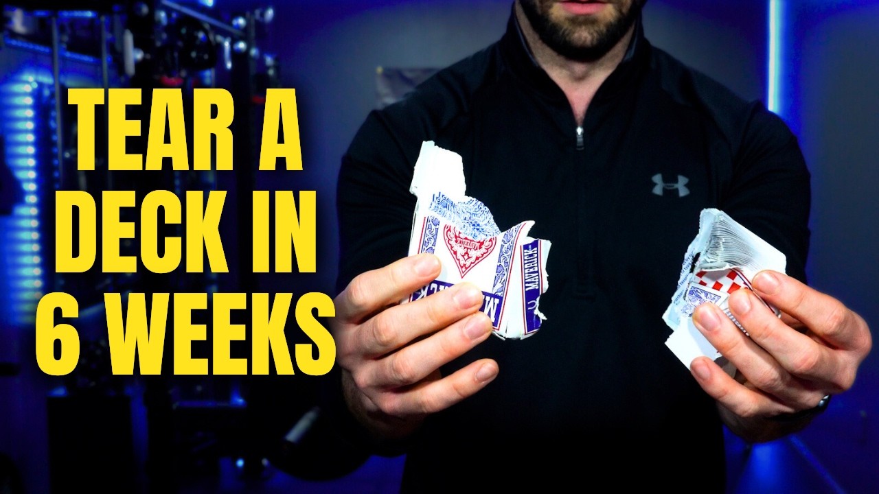 How I Learned To Tear A Deck Of Cards In 6 Weeks - YouTube