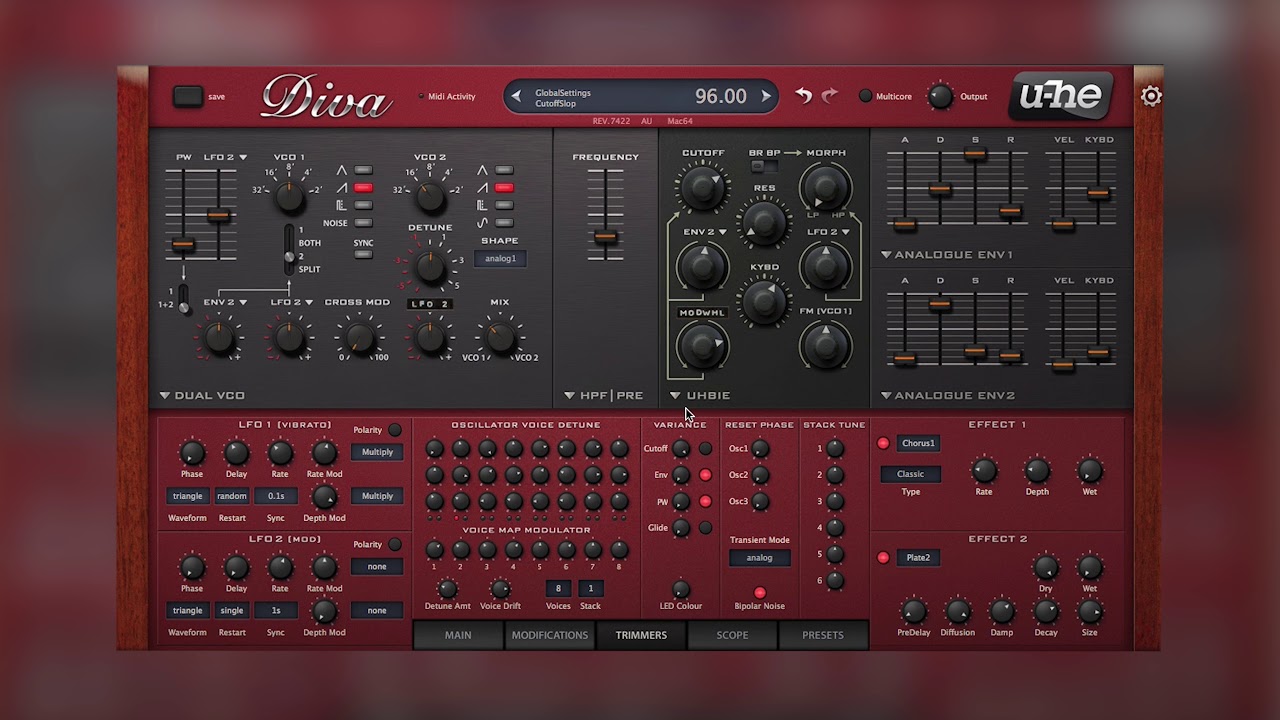 Diva by U-He \\ Exploring The Sounds - YouTube
