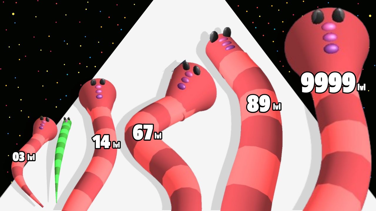 Worm Race Boss Fight - Level Up Worm Max Level Gameplay - YouTube