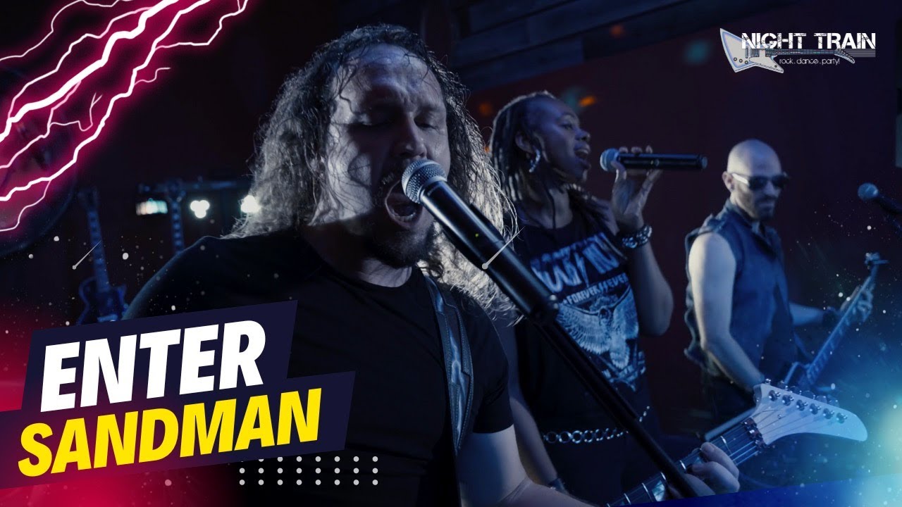 Night Train plays Metallica's "Enter Sandman" LIVE in San Jose! - YouTube