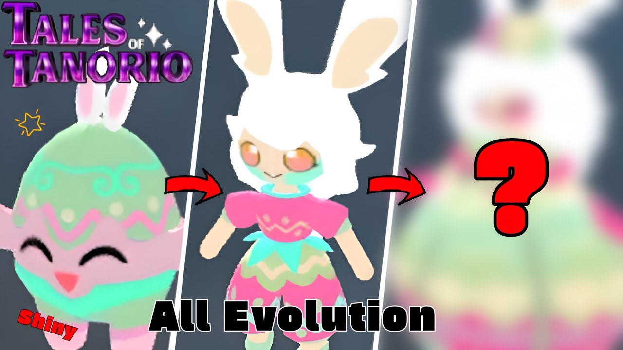 All Shiny Easter Citrin Evolution 【Tales Of Tanorio】 - YouTube