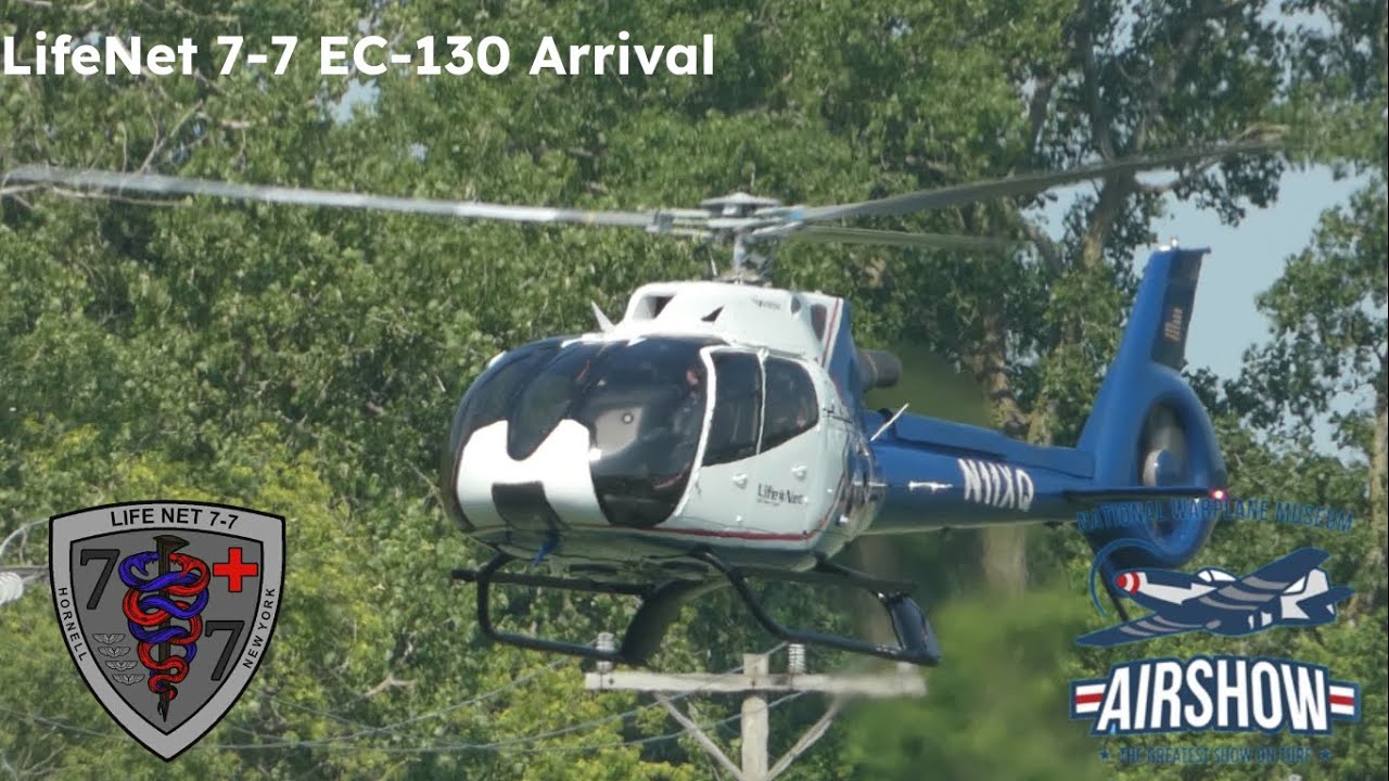 LifeNet 7-7 EC-130 Arrival-2023 National Warplane Museum Greatest Show ...